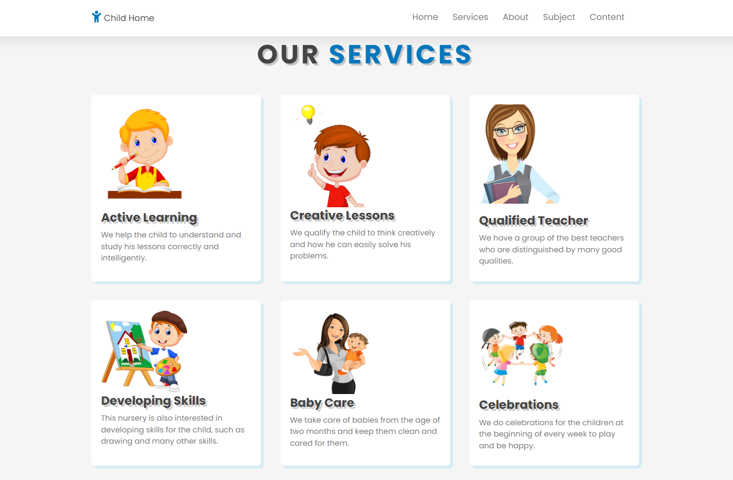 GitHub - nadaayman20/Nursery-for-children-Project