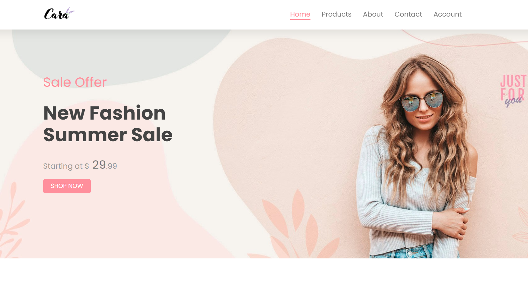 GitHub - nadaayman20/Fashoin-Store-Website