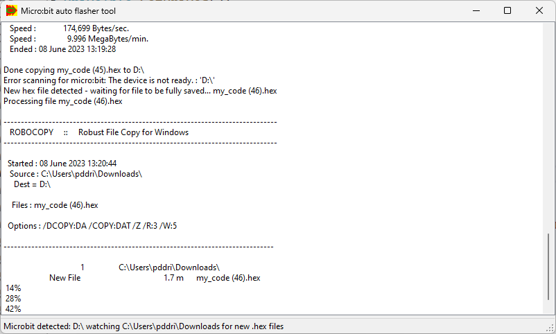 GitHub - pddring/MicroBitAutoFlasher: Scans download folder for ... GitHub - pddring/MicroBitAutoFlasher: Scans download folder for ...
