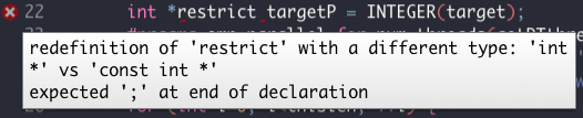 restrict keyword not recognized as valid C · Issue #5418 · rstudio/rstudio · GitHub