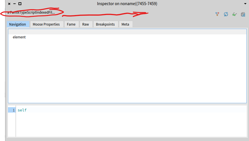 Truncation of information (...) at top of inspector · Issue #674 · moosetechnology/MooseIDE · GitHub