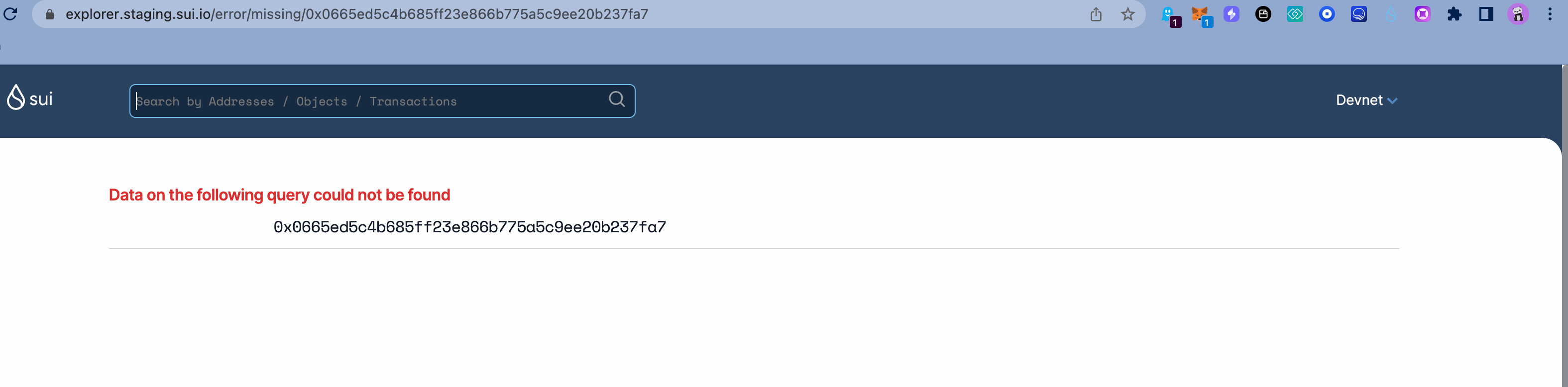 Explorer: show address view by default if object id does not exist · Issue #3611 · MystenLabs ...