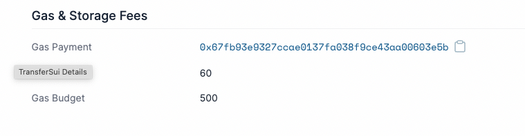 Explorer: show gas breakdown for transactions · Issue #3709 · MystenLabs/sui · GitHub