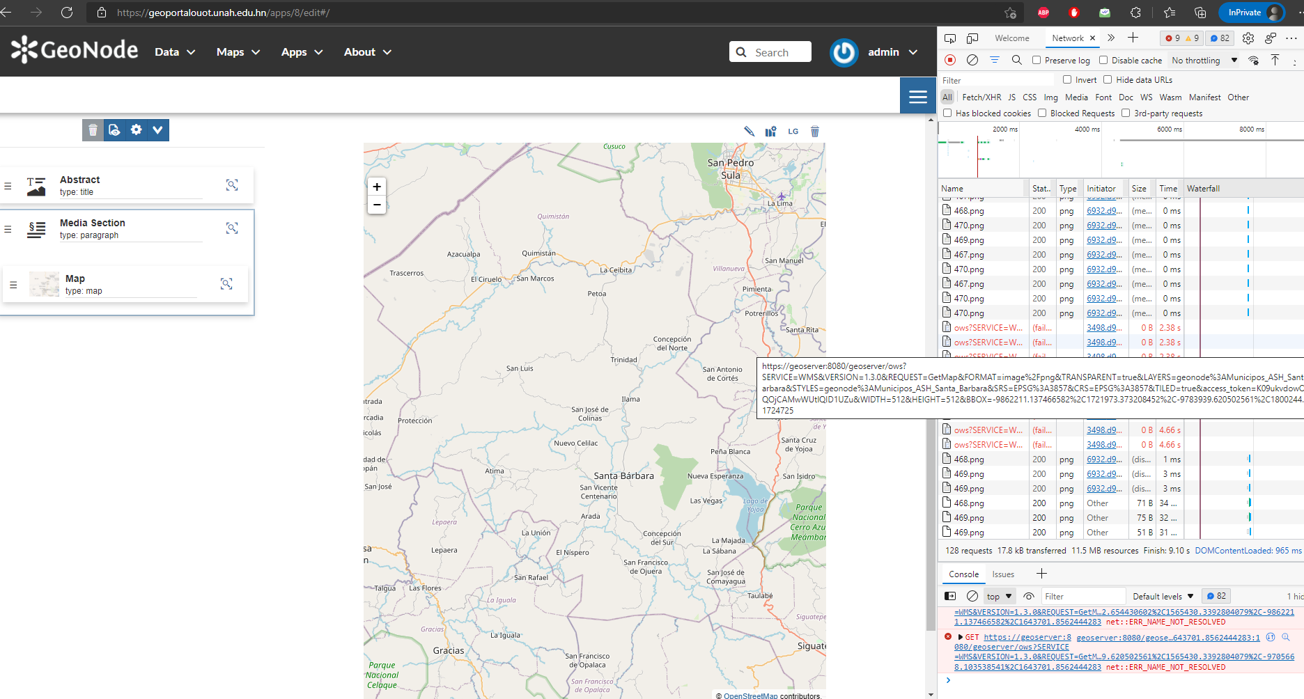 GeoStory: Can't add map in media block · Issue #8374 · GeoNode/geonode · GitHub