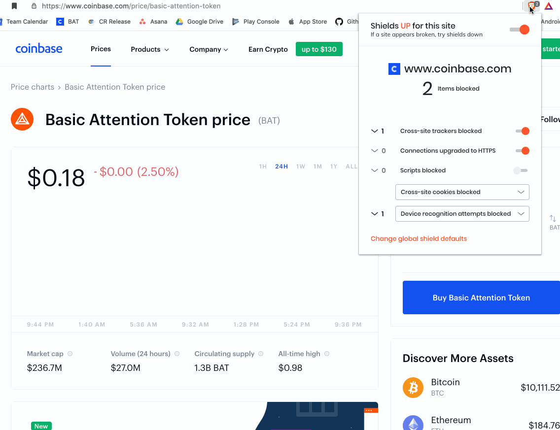 Brave Not Working On Coinbase With Shields Up · Issue 5822 · Bravebrave Browser · Github 