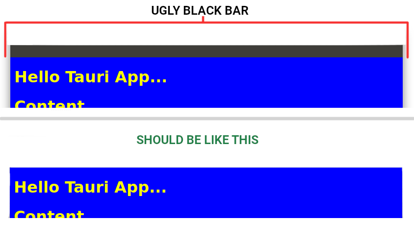Frameless window is not frameless · Issue #3466 · tauri-apps/tauri · GitHub