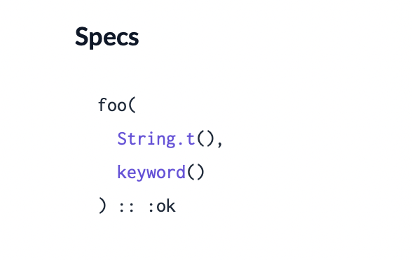 Incorrect Spec Rendering · Issue 1506 · Elixir Lang Ex Doc · Github