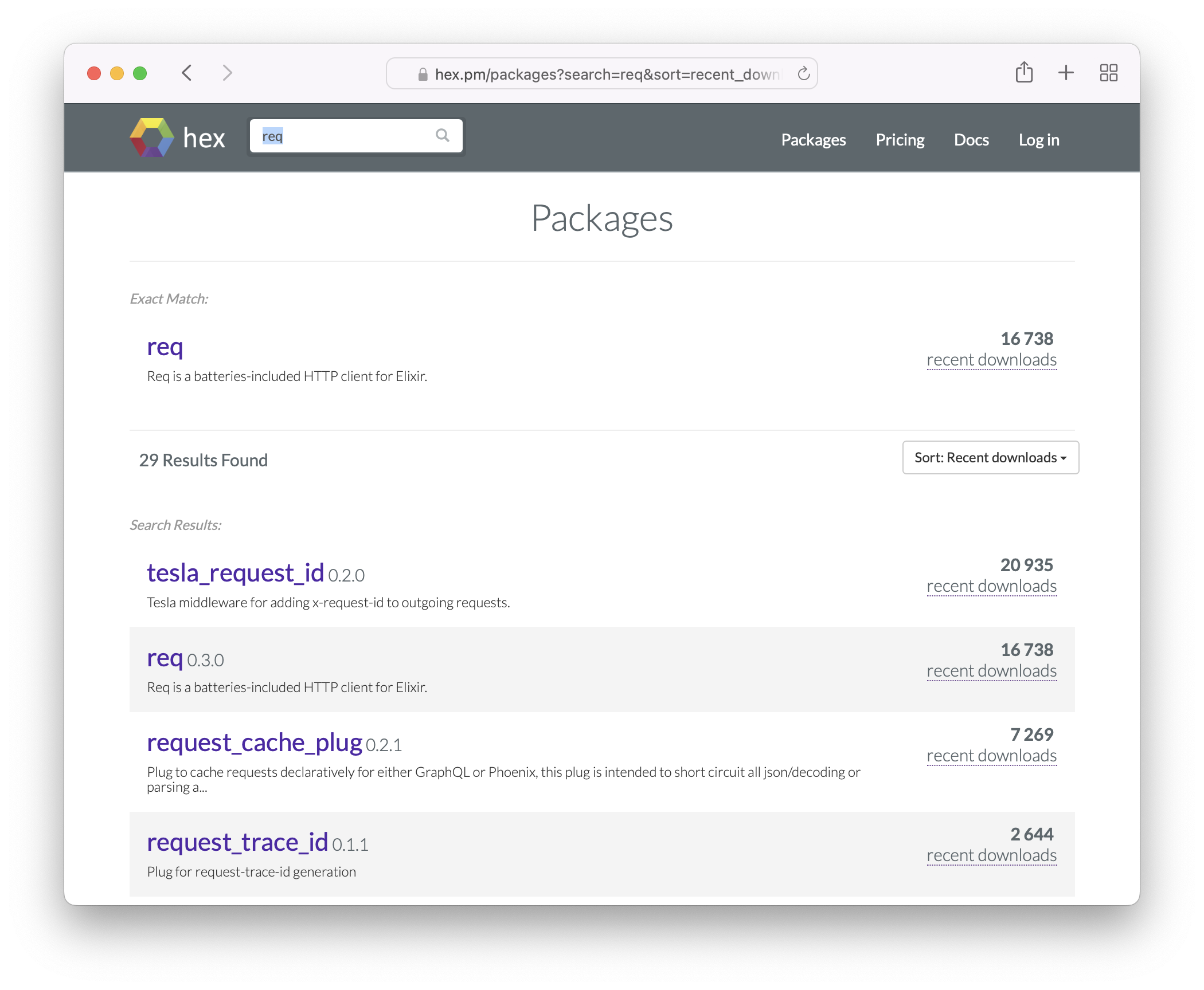 Prioritise exact matches in Hex package search · Issue #1354 · livebook-dev/livebook · GitHub