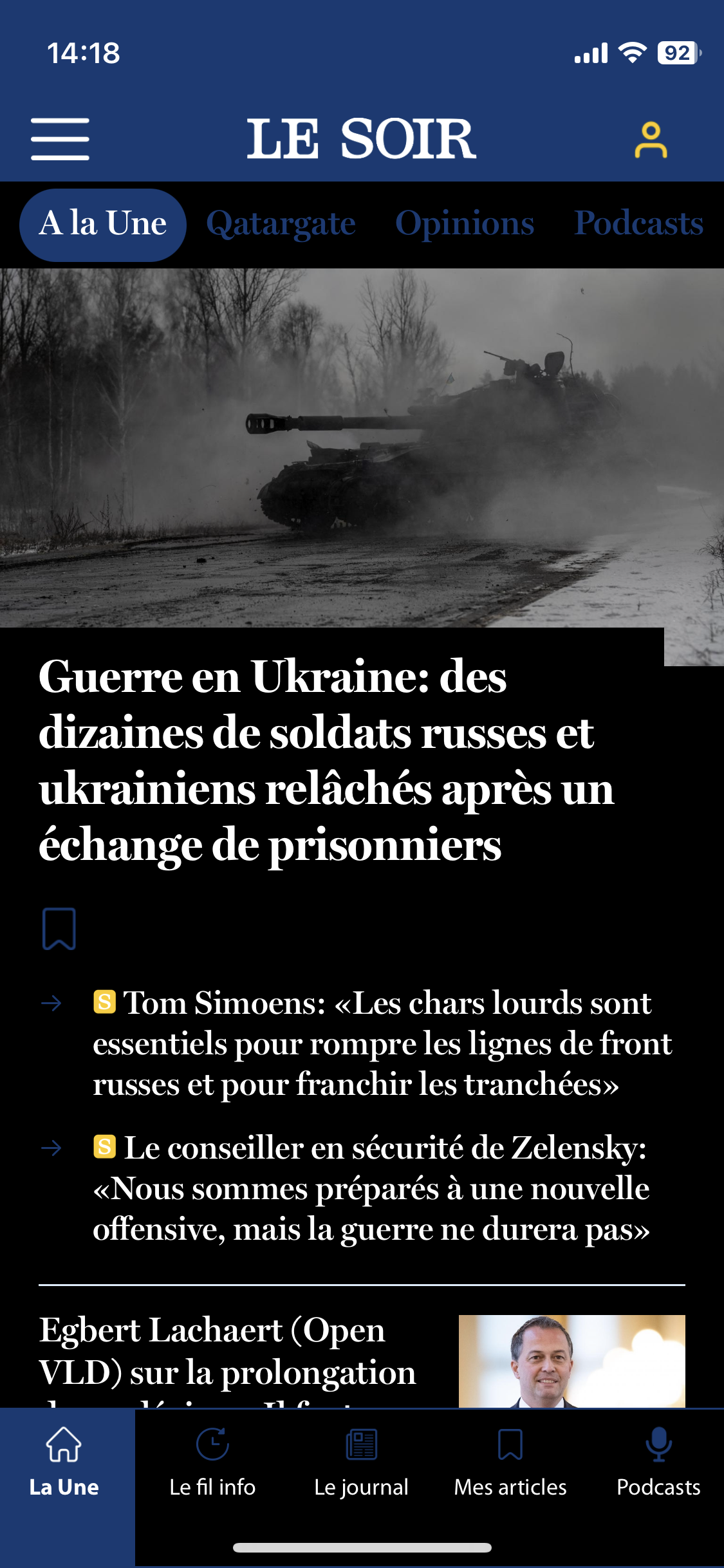 GitHub - mmmago/LeSoirOLED: OLED dark mode tweak for "Le Soir" newspaper app.