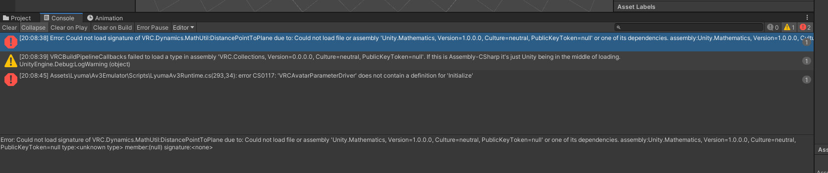 SDK Compatibility Issue? · Issue #58 · lyuma/Av3Emulator · GitHub