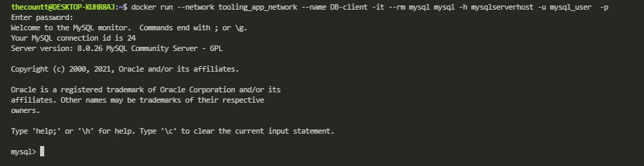 GitHub - TheCountt/tooling-docker: Docker Containers