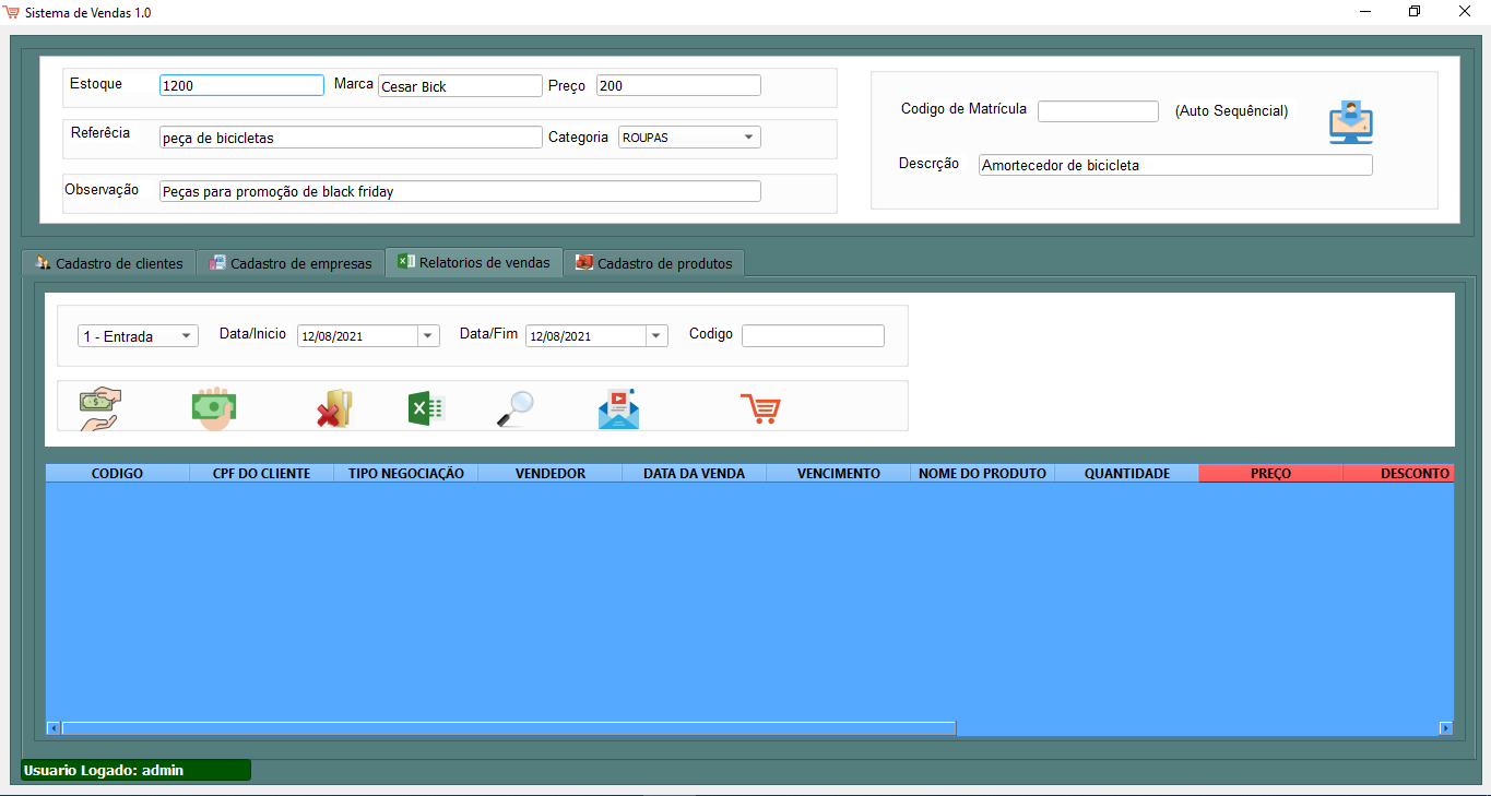 GitHub - Weslei25/SistemaDeVendas