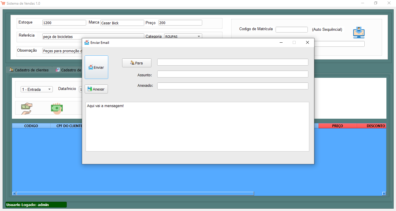 GitHub - Weslei25/SistemaDeVendas