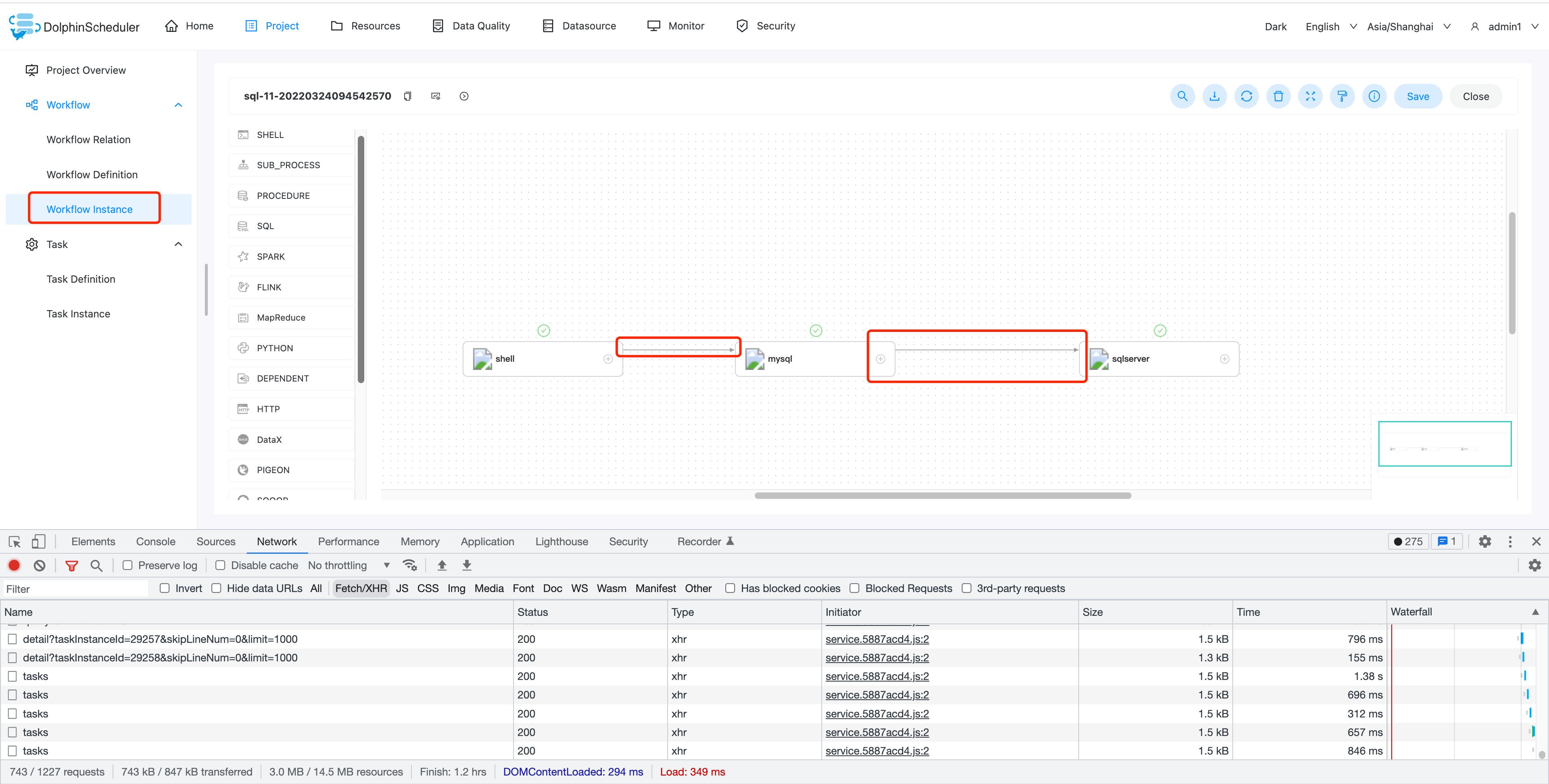 [Bug-FE][UI Next][V1.0.0-Alpha]The connection line should be centered before the task · Issue ...