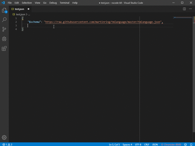 JSON completion adds colon to value · Issue #85520 · microsoft/vscode · GitHub
