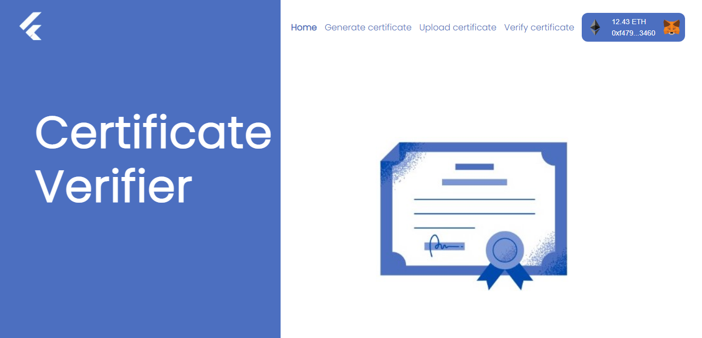 GitHub - ShayanJamil519/certificate-verification-dapp: Link 🔗