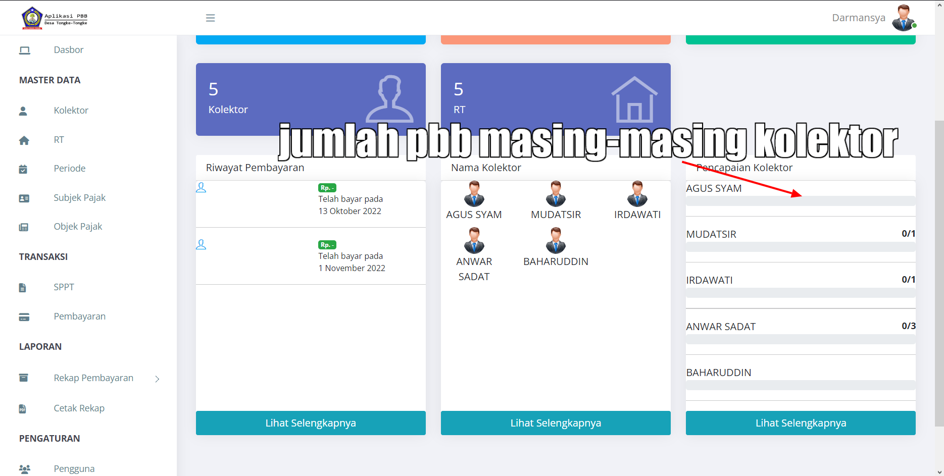 jumlah sppt pada dashboard masing-masing rayon tidak muncul saat import data · Issue #99 ...