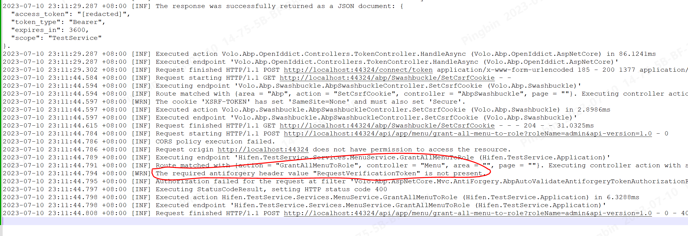 Post Error In Swagger When Use Mode · Issue 17076 · Abpframeworkabp · Github