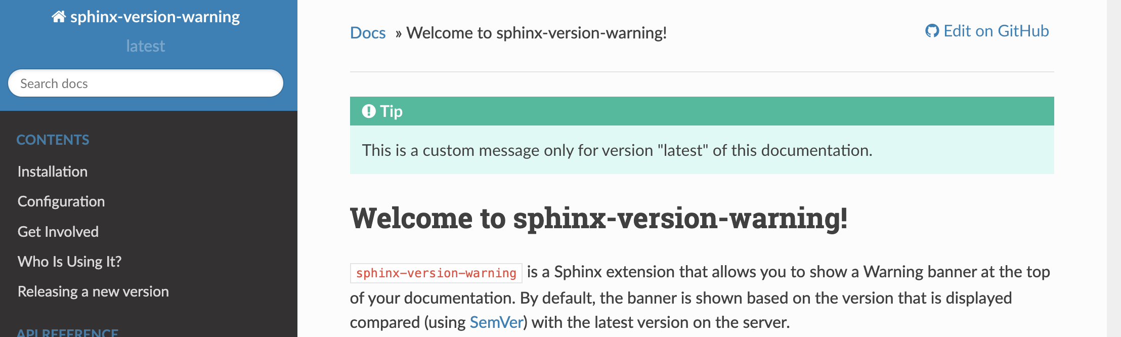[RFC] [docs] Make the availability of version-specific docs more obvious · Issue #5342 ...