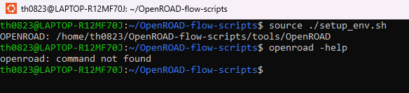 Unable To Verify The Installation Of Openroad Using Clone And Build Method · Issue 2464 · The