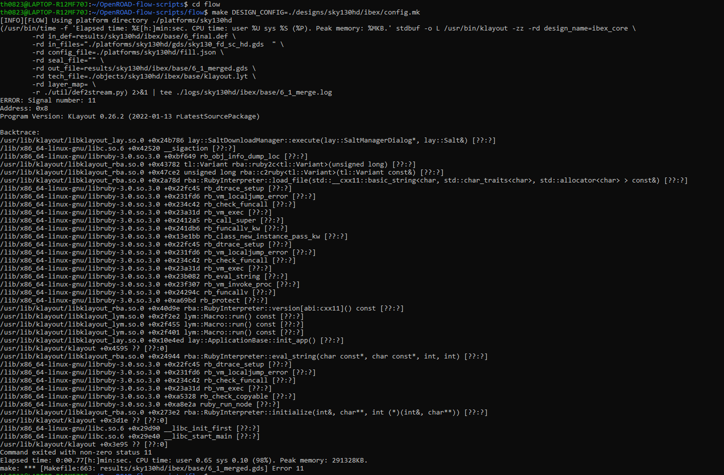 Gds File Is Missing After Make Design Cofig · Issue 2471 · The Openroad Project Openroad · Github