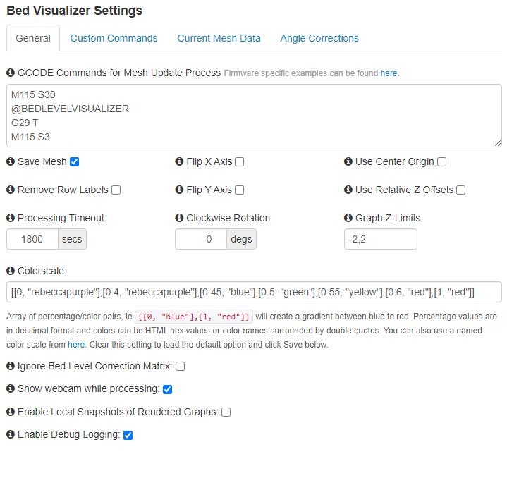 [BUG]: Not probing · Issue #354 · jneilliii/OctoPrint-BedLevelVisualizer · GitHub