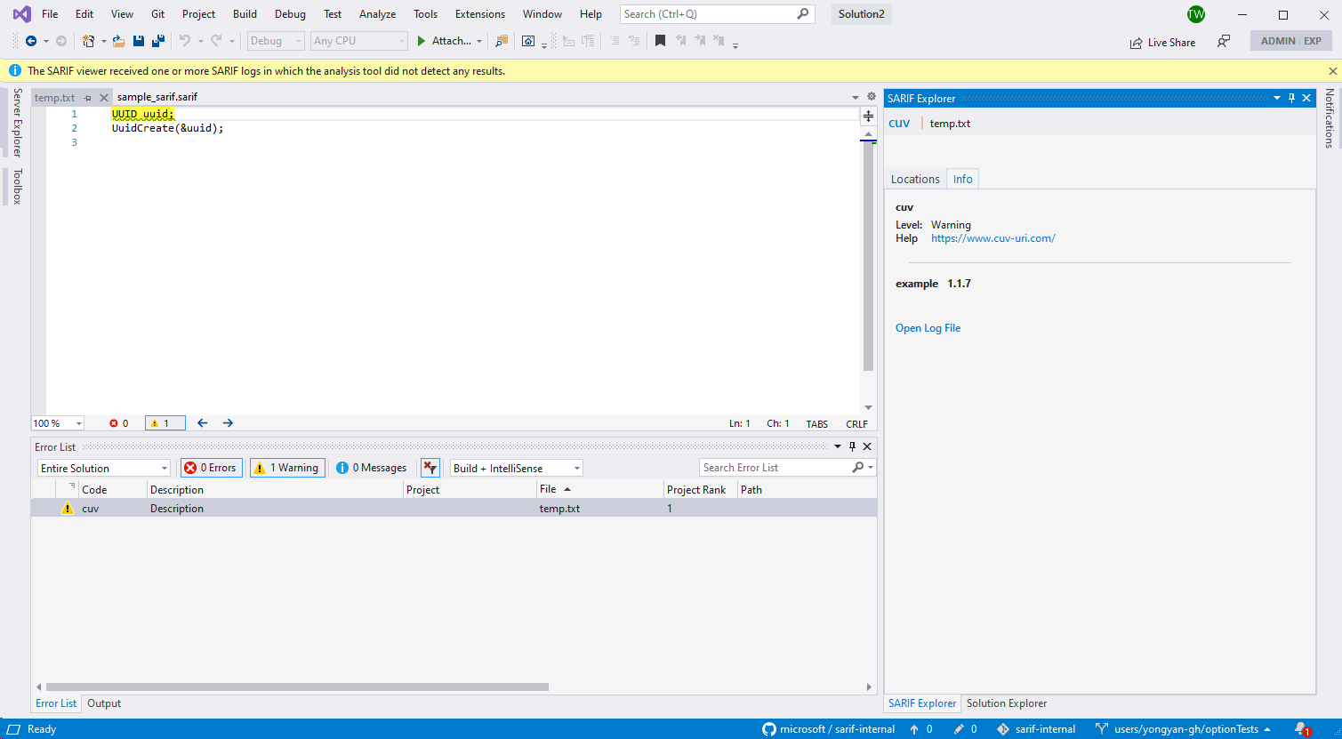 Code highlight disappears on SARIF explorer "Info" tab click · Issue #31 · microsoft/sarif ...