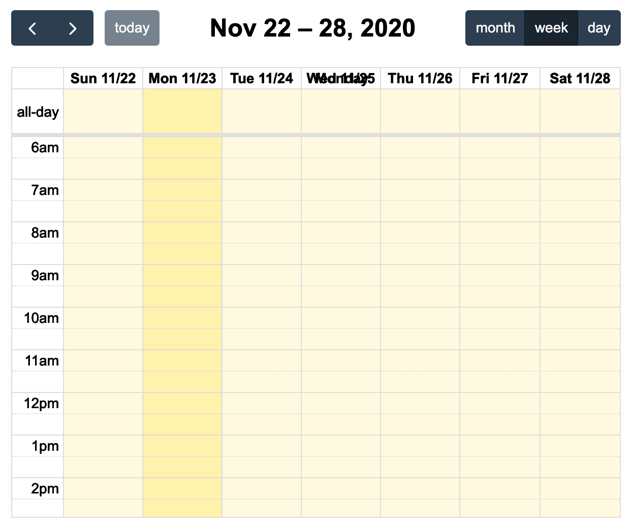 `changeView()` with multiple, synced calendars causes view rendering ...