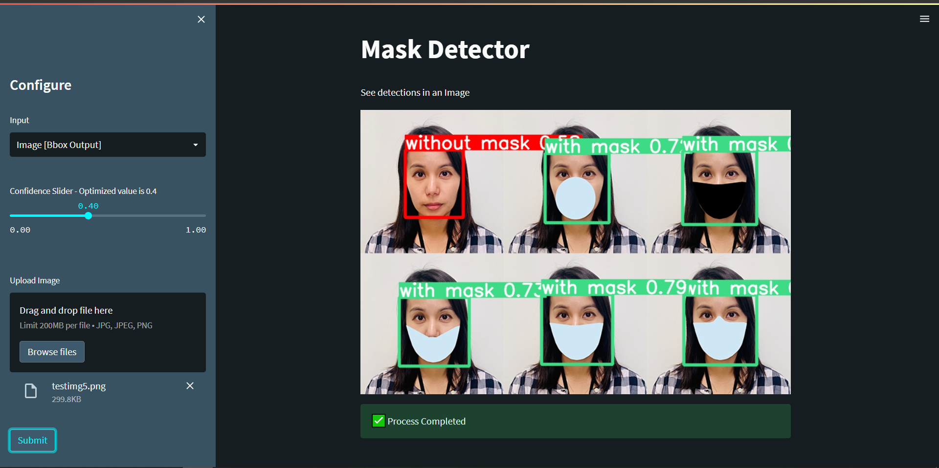 GitHub - abhishekmani12/Mask_Detector: Detects if a person is wearing a ...
