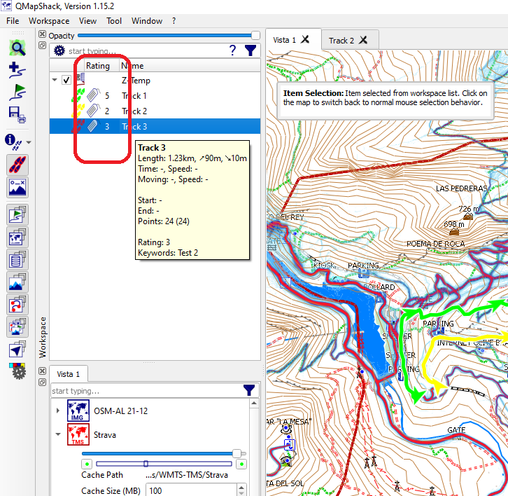 Tags icons / rating disappear from workspace after saving and closing a project · Issue #282 ...