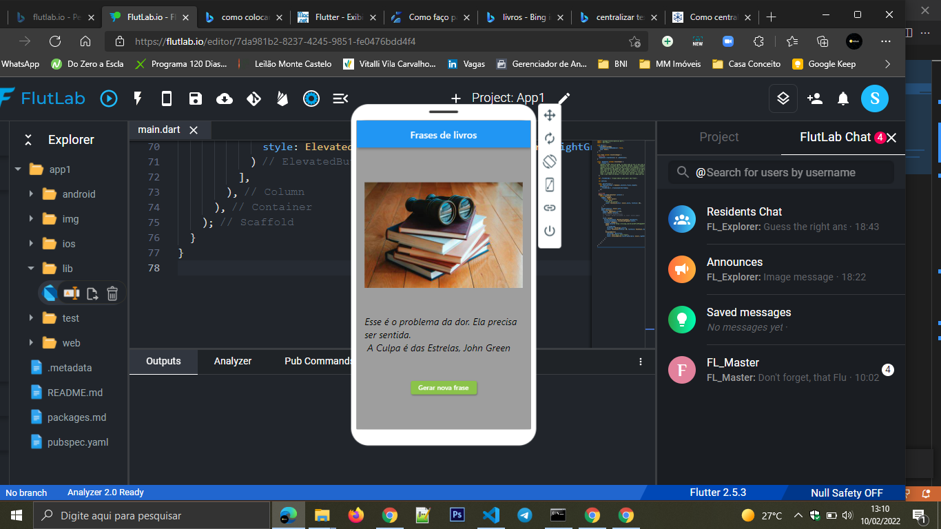 GitHub - stehfany/primeiro-app-fluter: Aplicativo desenvolvido em fluter