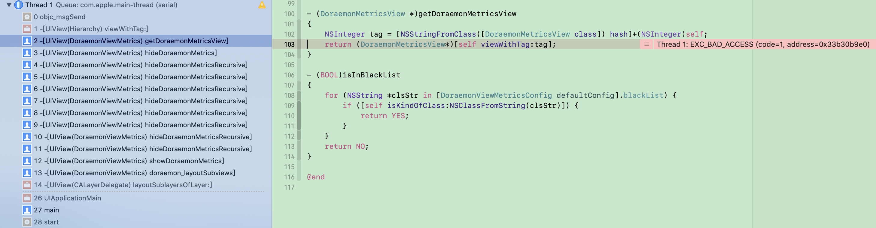 进入某个列表界面后，崩溃 · Issue #392 · didi/DoKit · GitHub