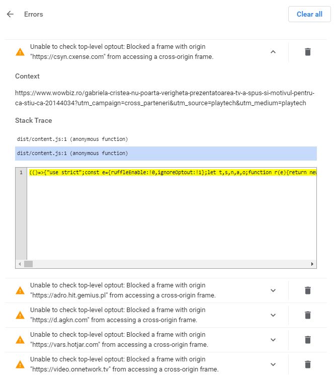 Unable To Check Top Level Optout Blocked A Frame With Origin · Issue 4138 · Ruffle Rsruffle 