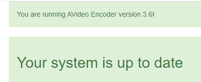 Different encoders show up to date but they are not · Issue #4624 · WWBN/AVideo · GitHub