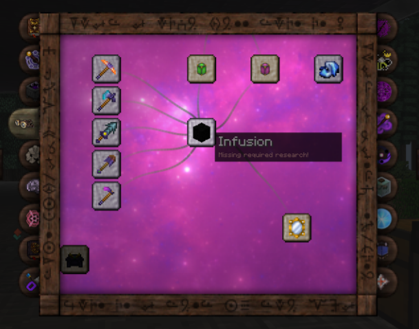 "Enchanted Earth" research in Thaumcraft unlocks Infusion · Issue #2554 ...