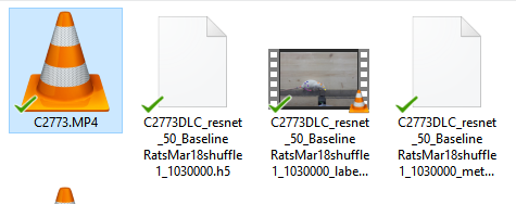 "No suitable videos found" attempting to "Extract Outlier Frames ...
