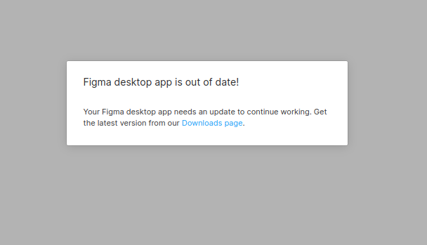 Figma Desktop App Is Out Of Date Figma Linux 092 · Issue 251 · Figma Linuxfigma Linux · Github 
