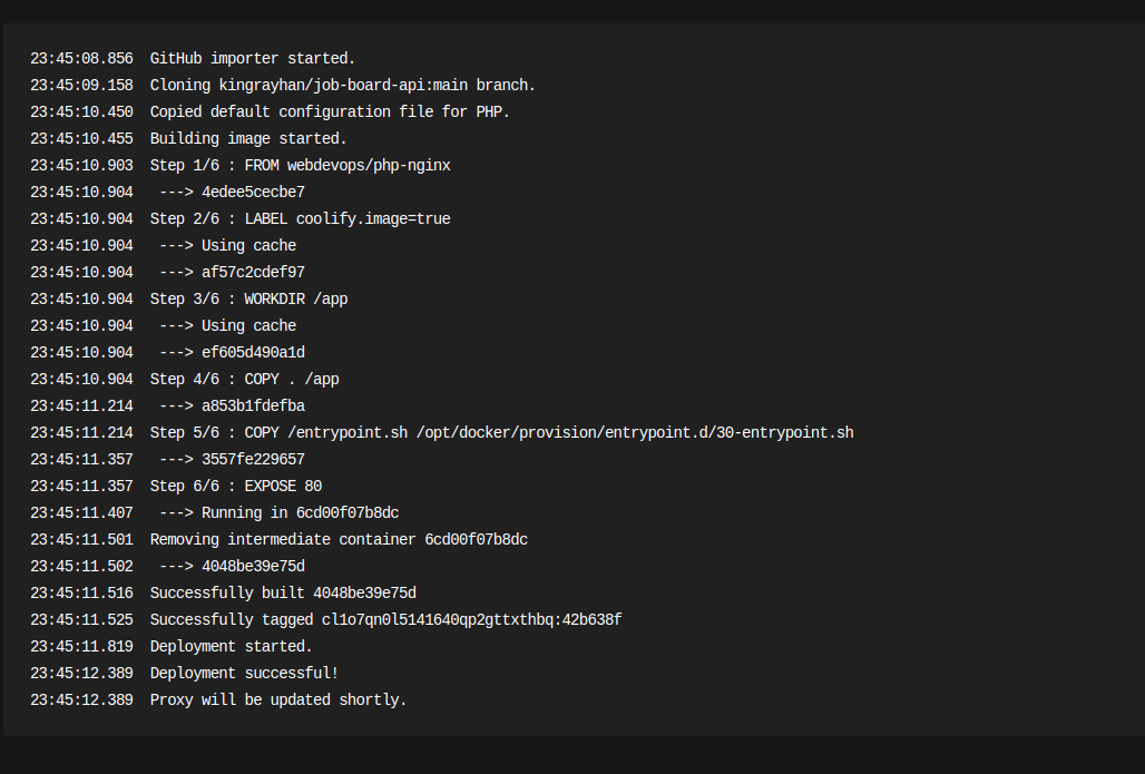 Deploy Laravel · Issue #303 · coollabsio/coolify · GitHub
