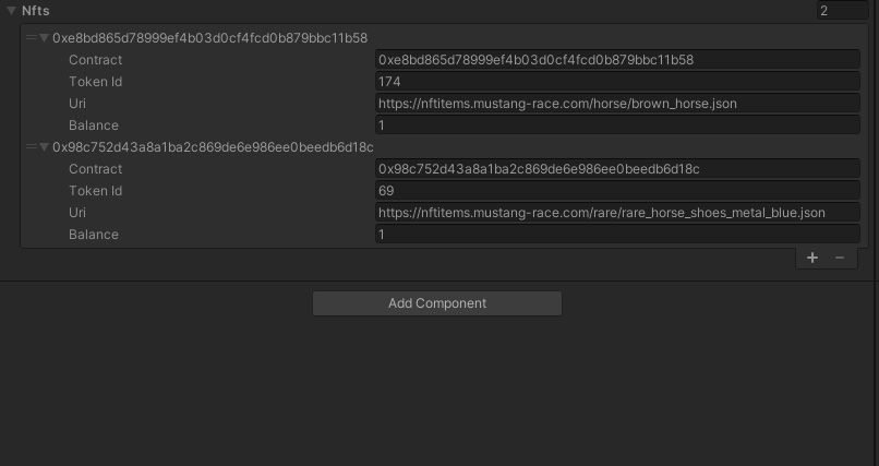 NFTs not showing.All ERC 721 · Issue #155 · ChainSafe/web3.unity · GitHub