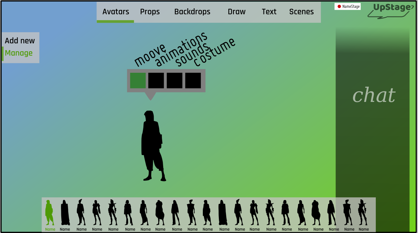 Wireframes · Issue #64 · upstage-org/upstage · GitHub