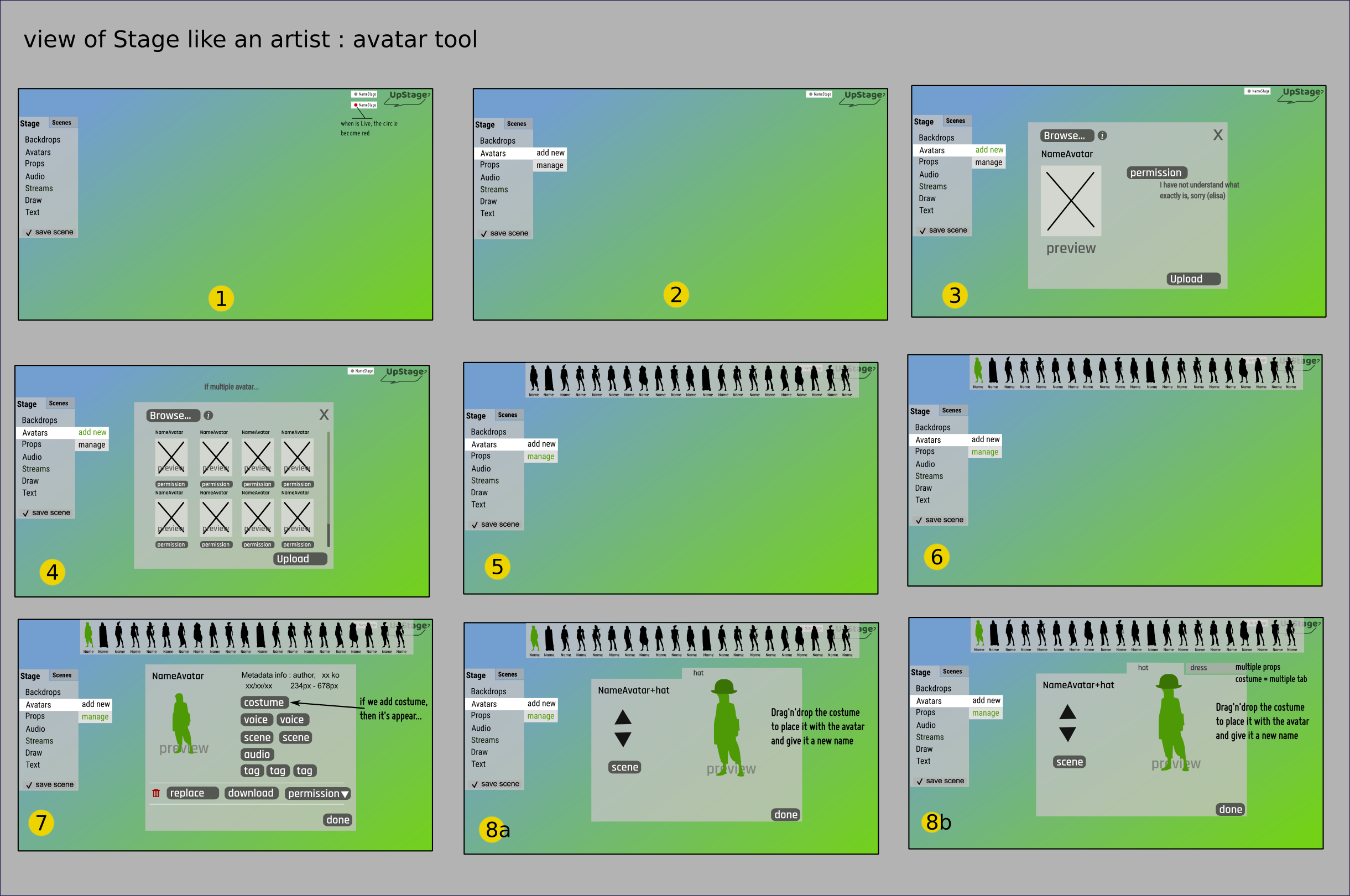 Wireframes · Issue #64 · upstage-org/upstage · GitHub