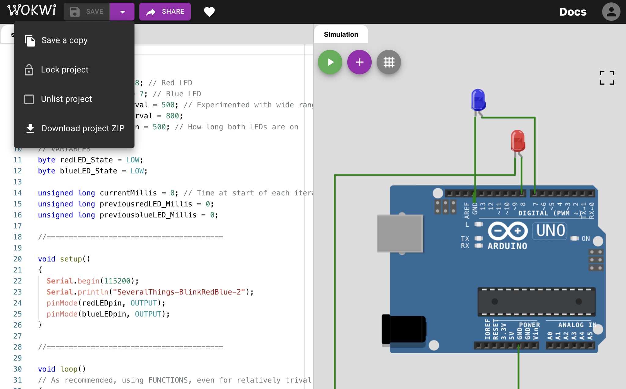 "Set project name..." doesn't seem to change anything? · Issue #24 · wokwi/arduino-libraries ...