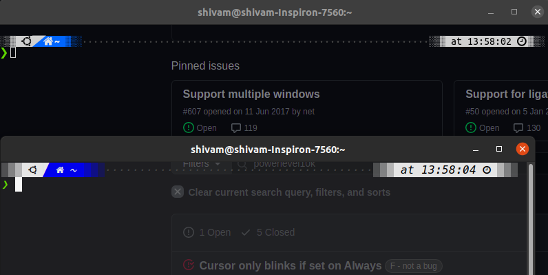 Rendering PowerLevel10k in Alacritty · Issue #4802 · alacritty ...