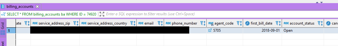 Foreign key arrow click uses primary key instead of the correct key ...