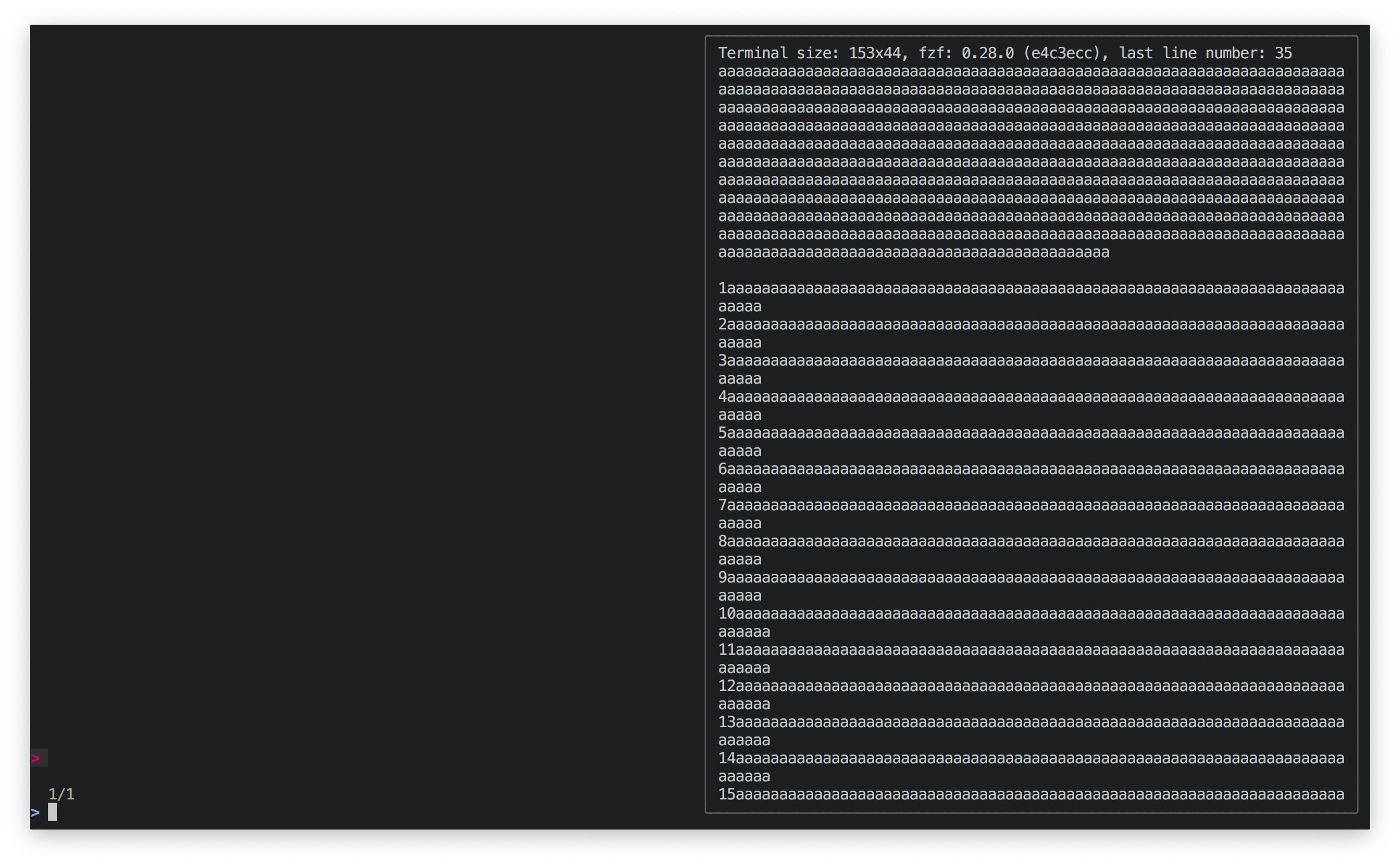 If scrolling is possible is determined by the logical line despite ...