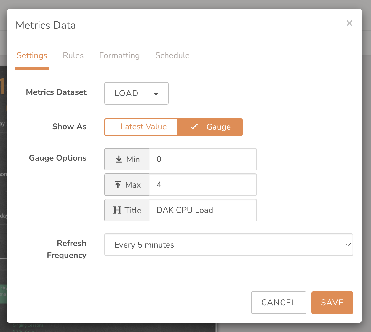 Metrics Data block does not display in live editor · Issue #1806 · dakboard/Cloud-Platform · GitHub