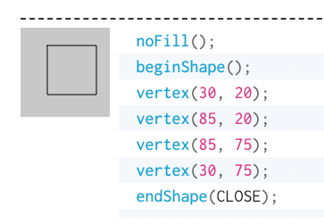 beginShape close end is not working · Issue #3460 · processing/p5.js · GitHub