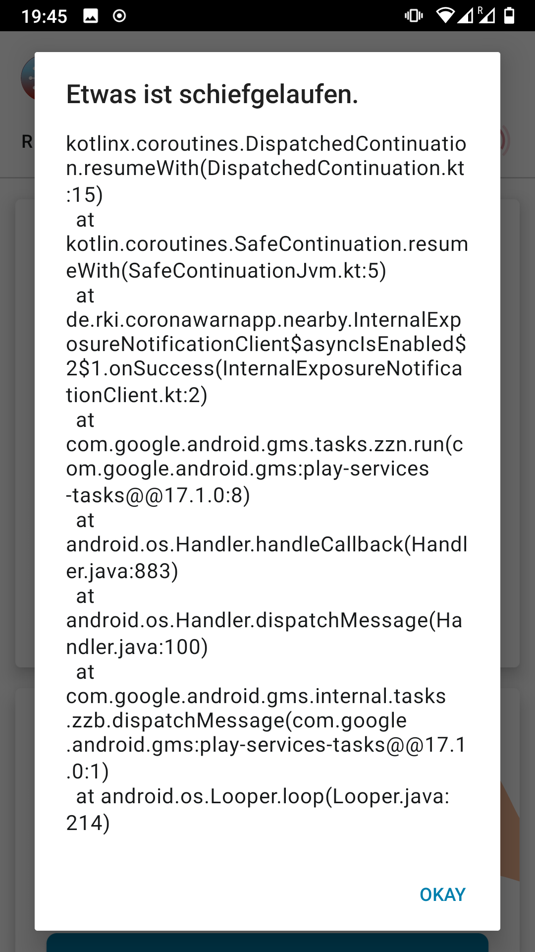 CoronaWarn App fails to download IDs · Issue #1227 · microg/GmsCore · GitHub