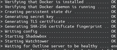 Installation get stuck at SSL · Issue #495 · Jigsaw-Code/outline-server · GitHub